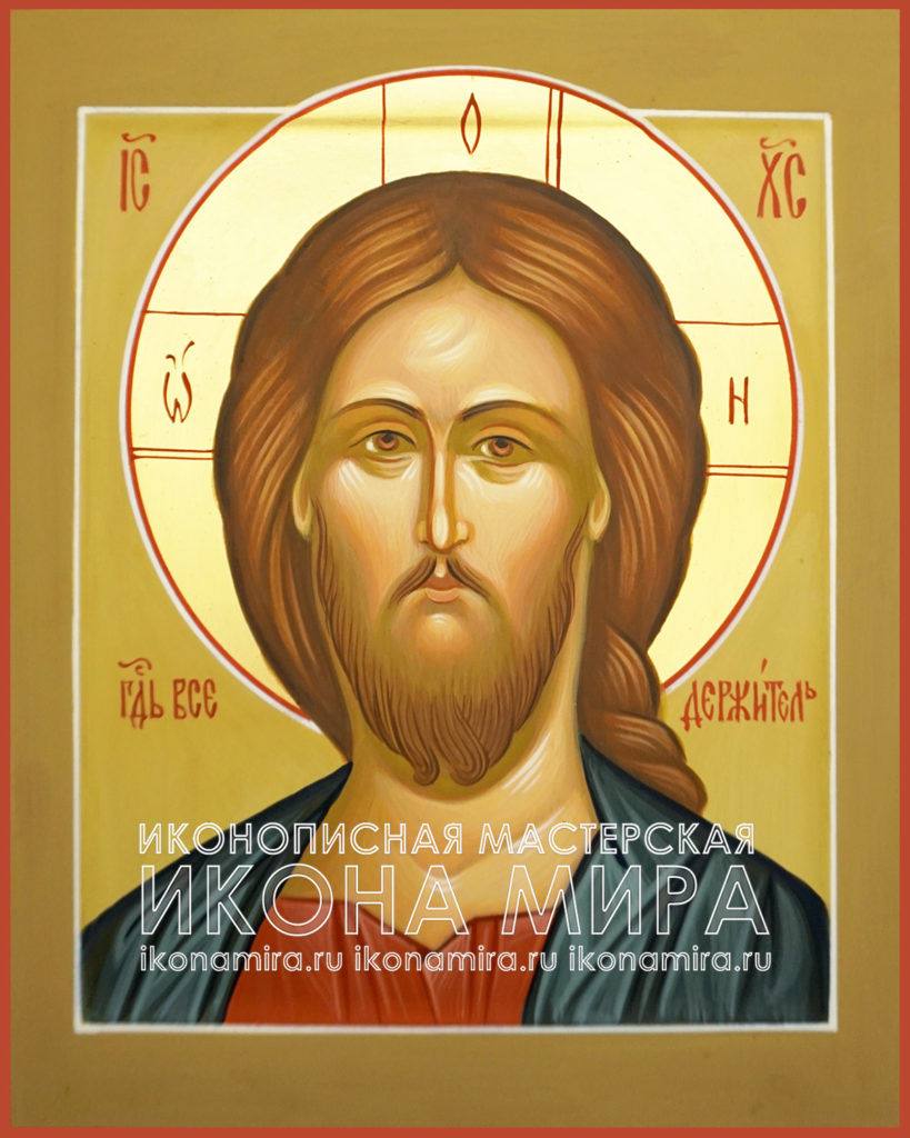 Икона Христа Спасителя купить в мастерской при храме с доставкой